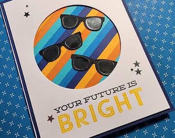 C-0412 the Future is Bright Graduation Card - Etsy