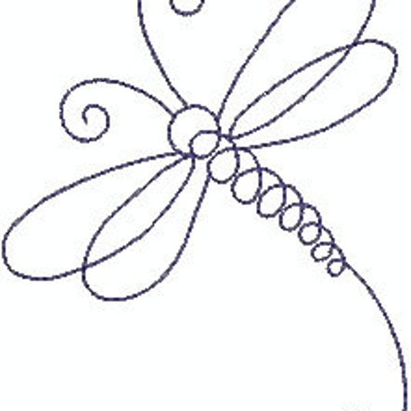 Dragonfly Embroidery - Etsy