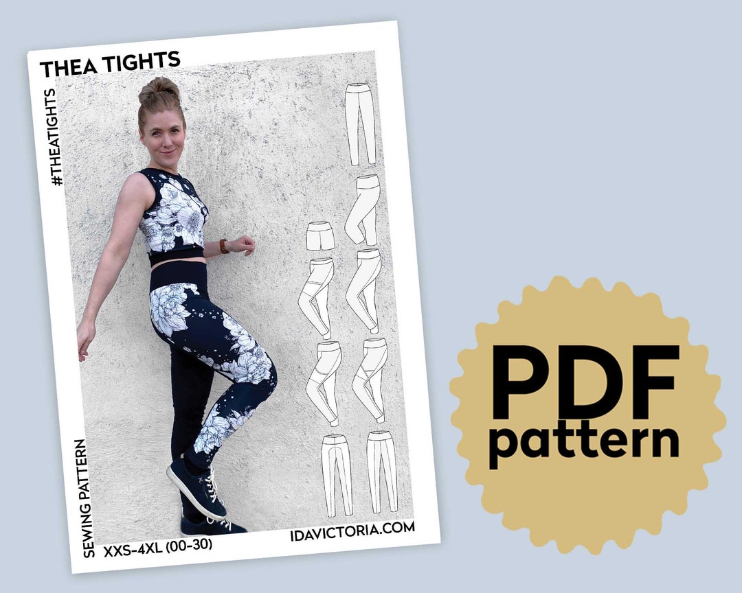 The Thea Tights - PDF Sewing Pattern (XXS-4XL) - Etsy