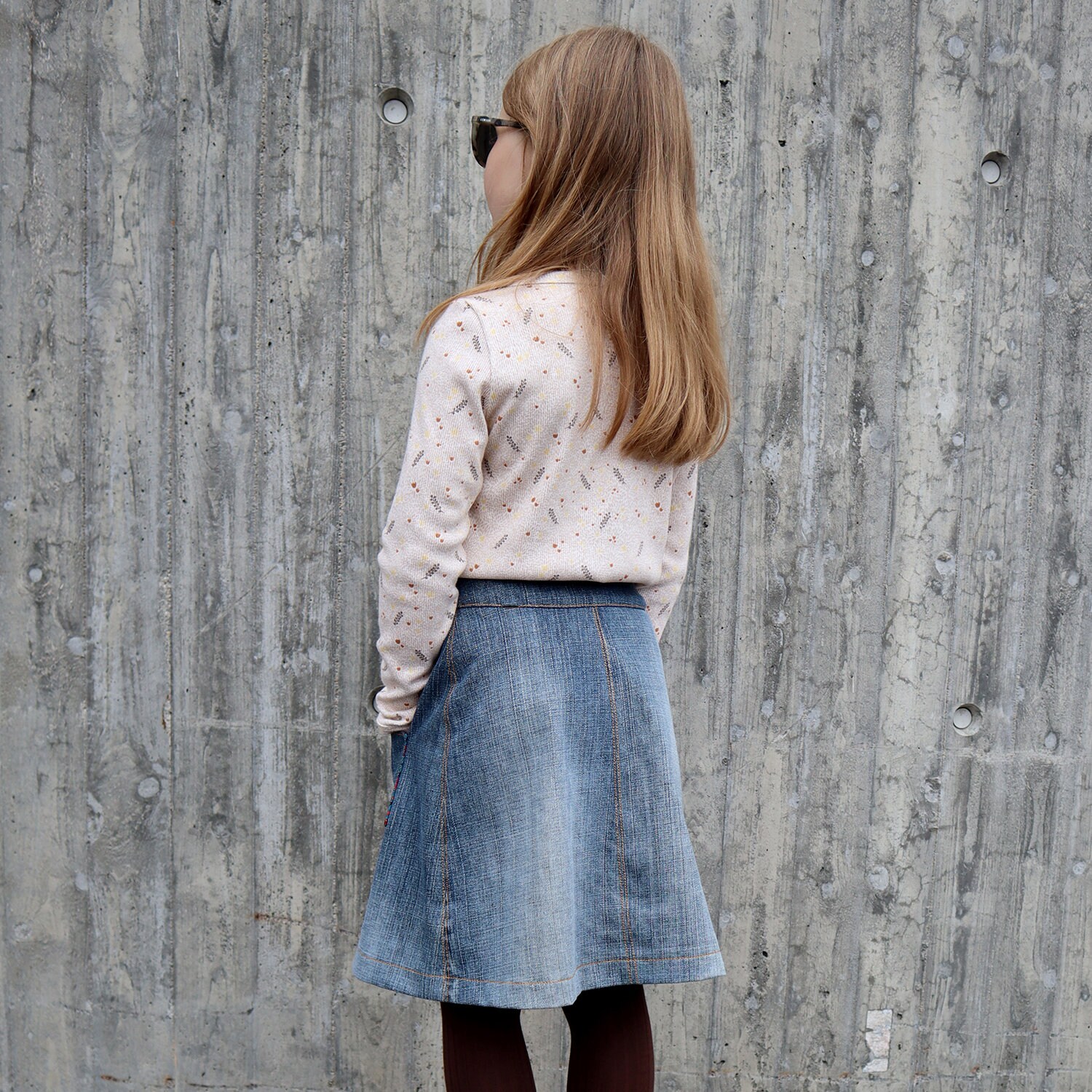 Augusta Zip Skirt for Kids - PDF Sewing Pattern - Etsy