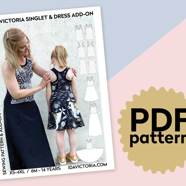 Kids Singlet Sewing Pattern - Etsy