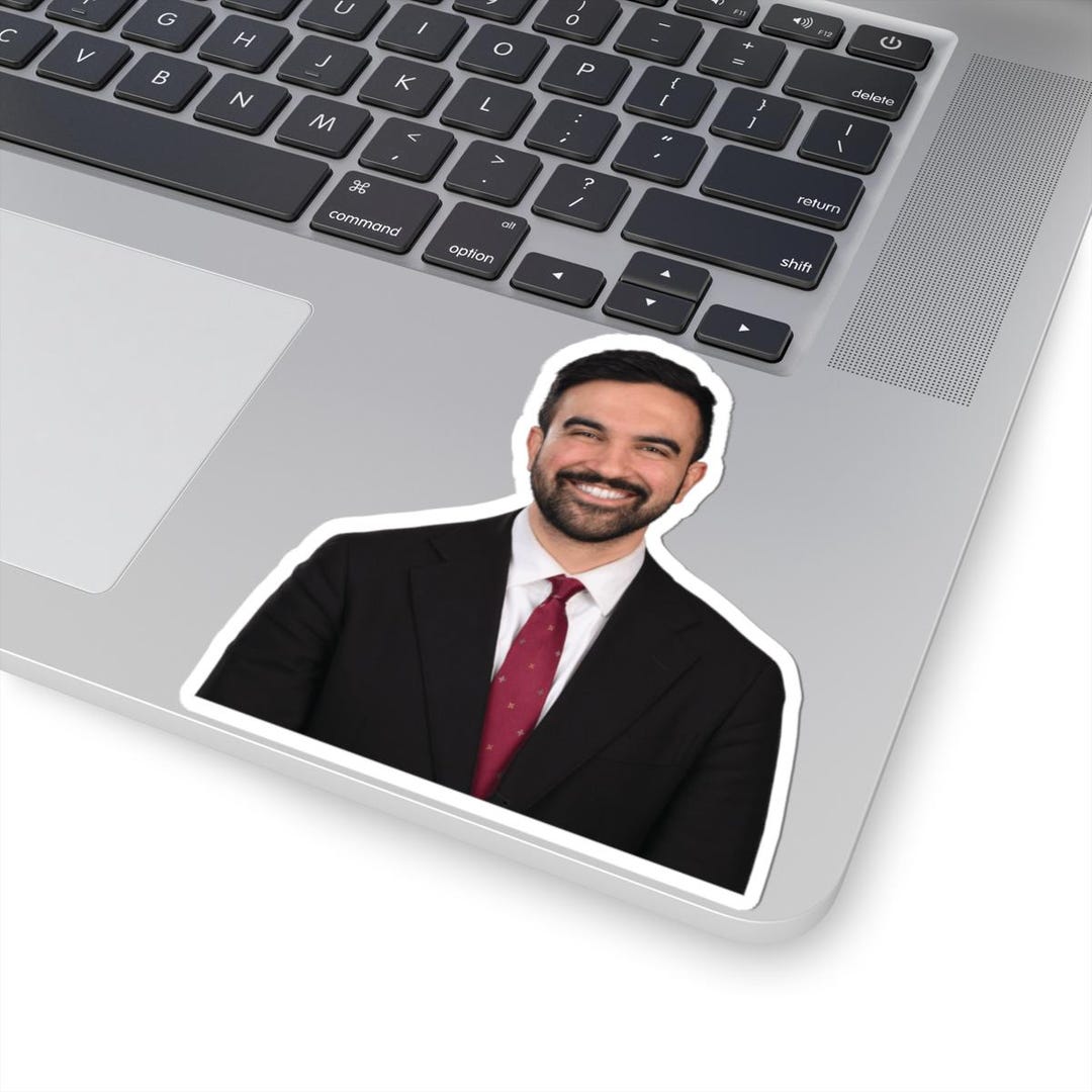 Zohran Mamdani NYC Mayor 2025 Campaign Sticker: Progressive Political ...