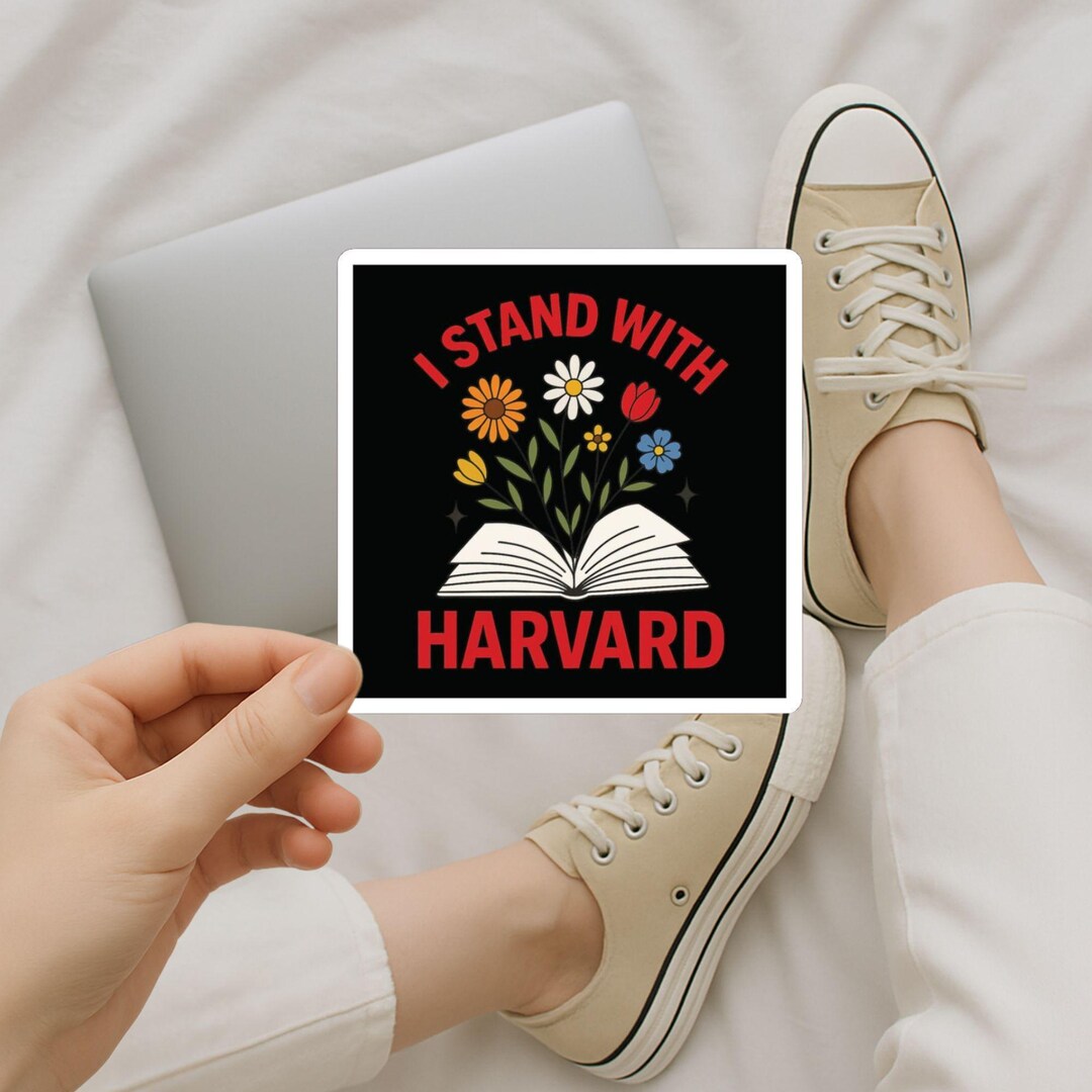 I Stand With Harvard Sticker: Free Speech Protest Decal - Etsy