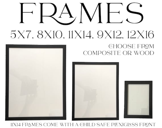 Composite or Wood Frames for 5x7 8x10 11x14 9x12 and 12x16 - Etsy