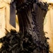TWILIGHT Plus Size 2XL Burlesque Showgirl Corset Costume Sexy Black ...