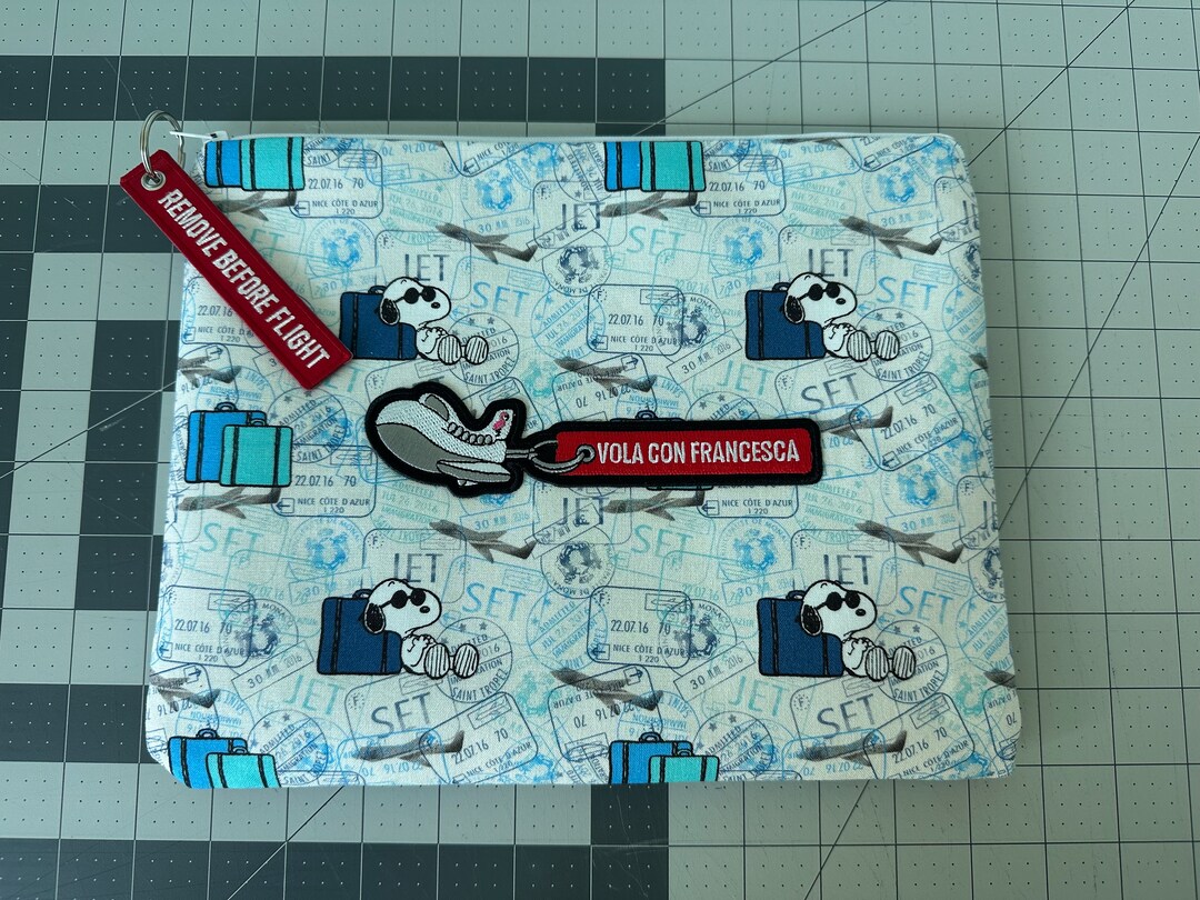 SNOOPY AIRPLANE Pouch - Etsy