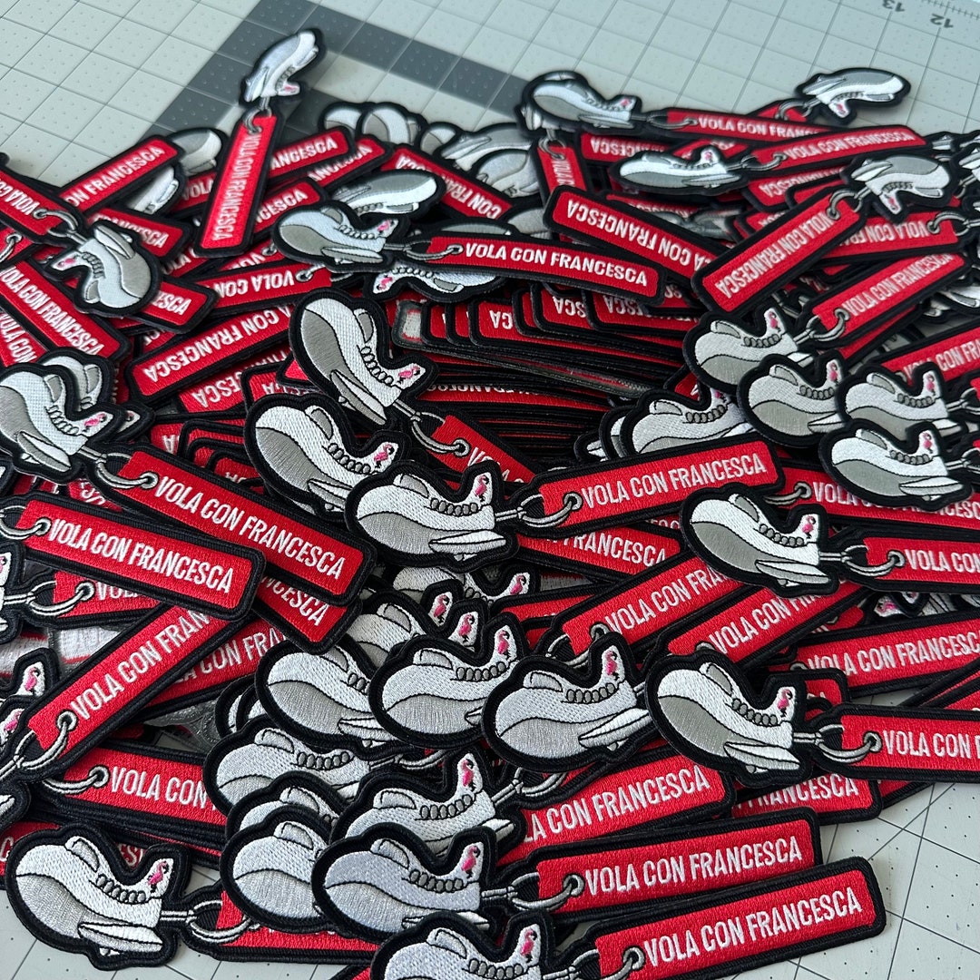 VOLA CON FRANCESCA Iron-on Patch - Youtuber - Merchandise - Custom ...