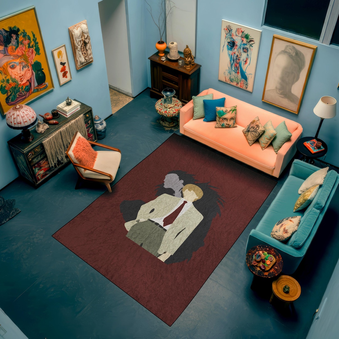Death Rug, Mysterious Dark Shadow-inspired Rug – Anime Style Character ...