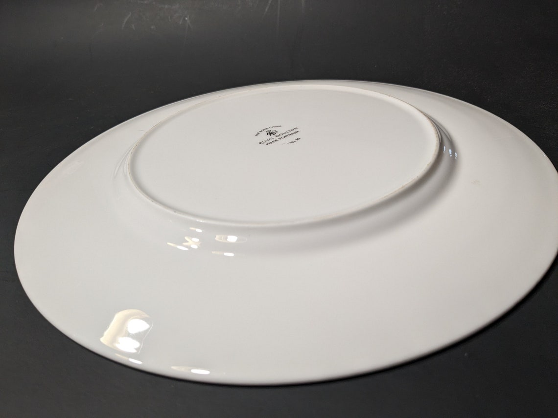 Royal Doulton Piper Platinum Dinner Plate - Replacement Dish ...