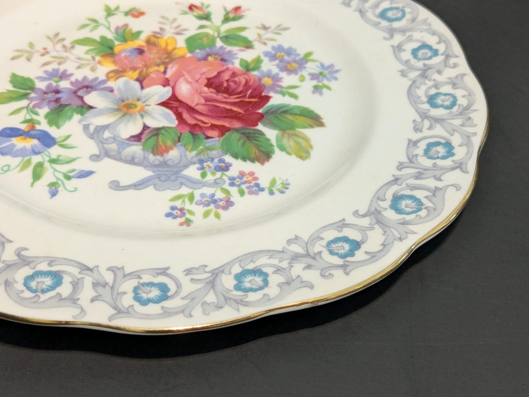 Royal Albert "fragrance" Plate, Fine Bone China, Floral Bouquet - Etsy