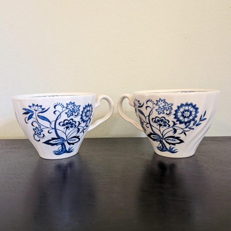 Teacup With Onion Pattern - Etsy
