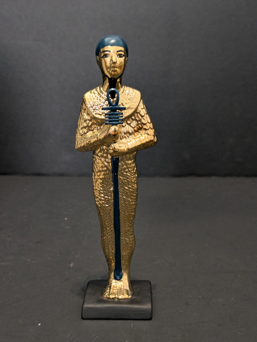 Franklin Mint King Tut Ptah Figure, Vintage Egyptian God Statue ...