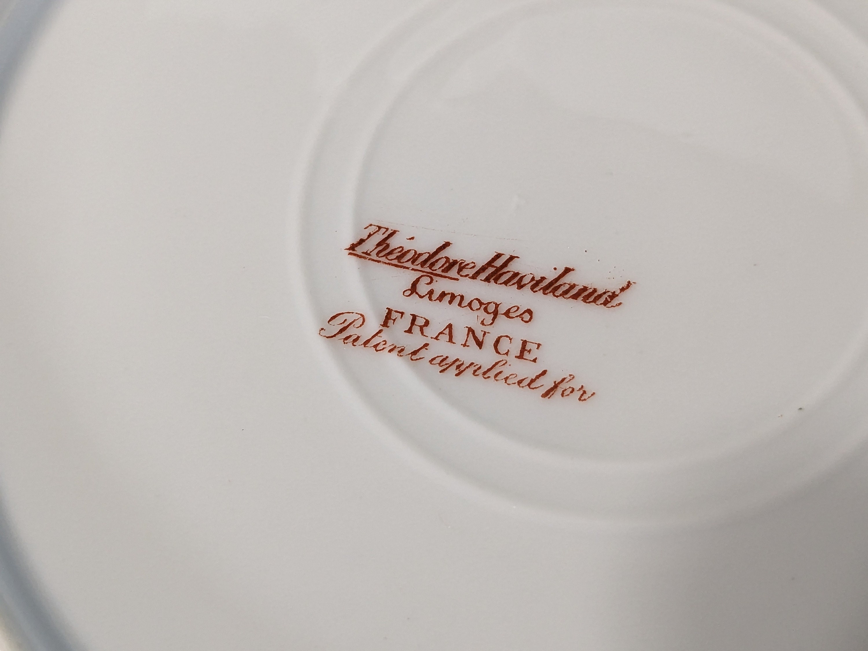 Hand Painted Theodore Haviland Limoges Candy Dish: French Tea Roses ...