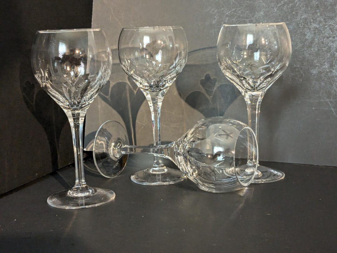 Stuart Crystal Valencia Claret Wine Glass, Set of Four - Etsy