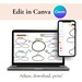 Adjustable Empty Mindmap Template for Students - Etsy