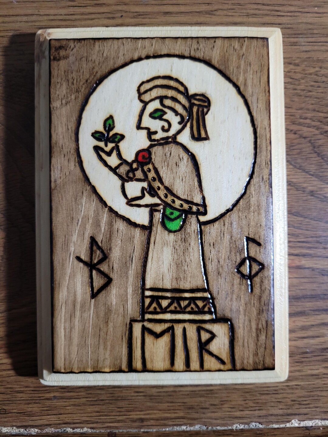 Eir Norse Goddess Valkyrie Wood Plaque - Etsy