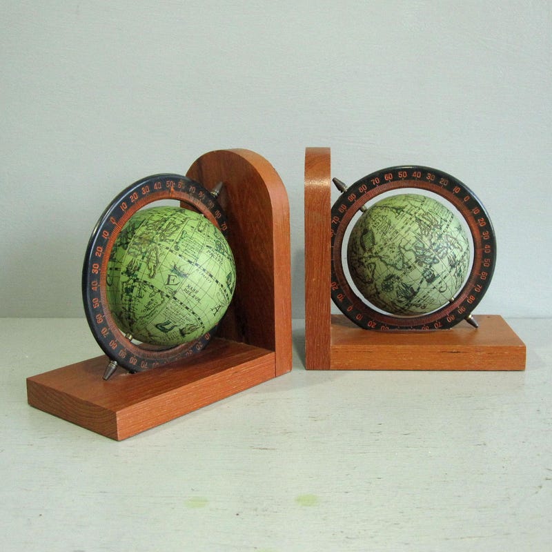 Vintage Spinning Globe - Etsy UK