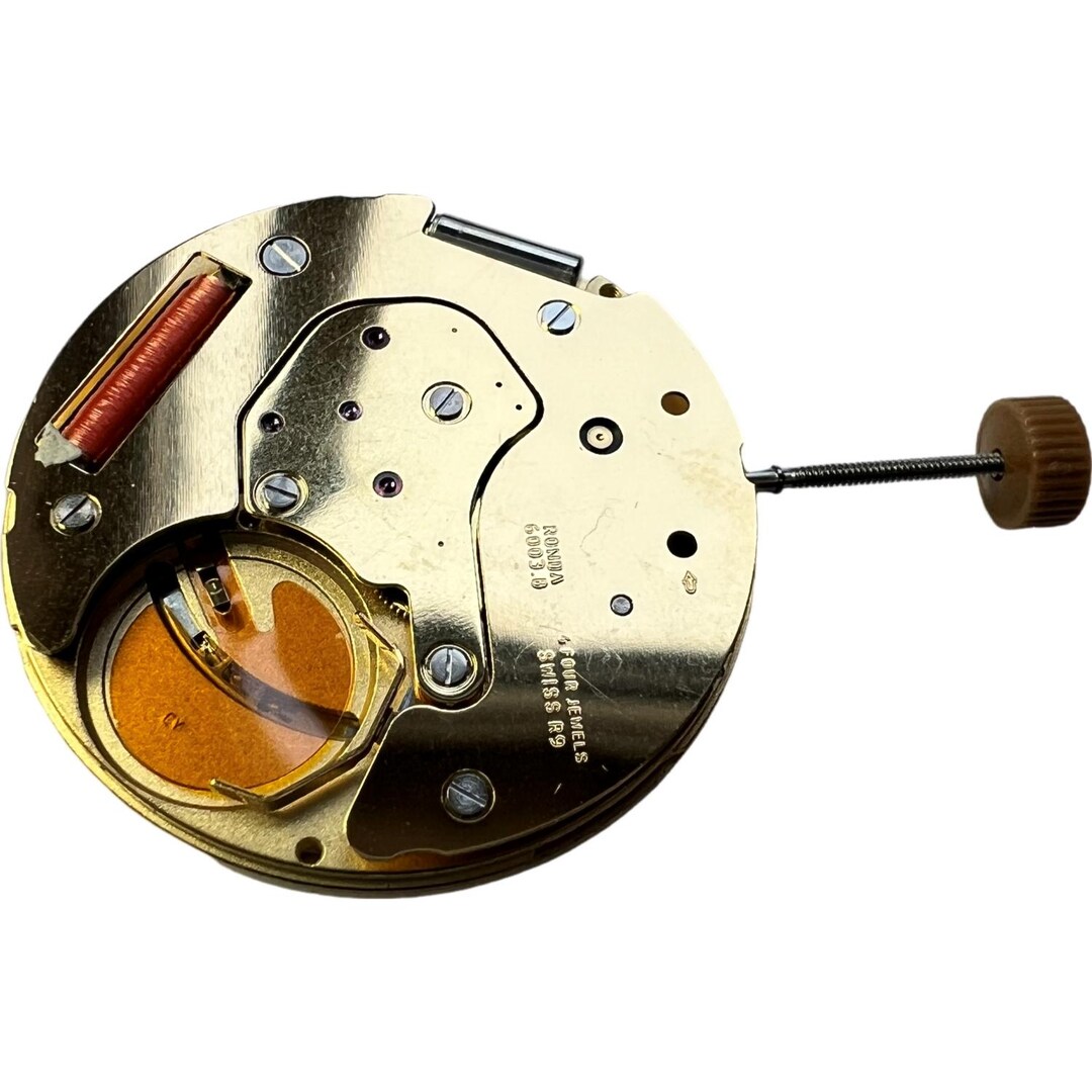 Ronda - Movement - 6003.b - Swiss Made - White Date - Quartz - ø26mm - Etsy