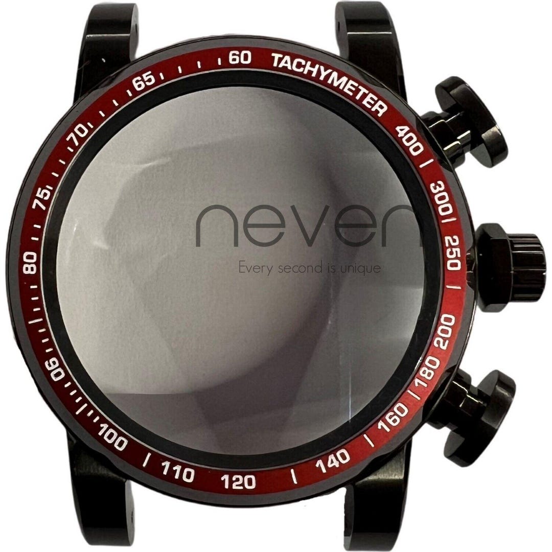 Graham - Case - Tachymeter - Stainless Steel - 100m - 53.5mm - Black ...