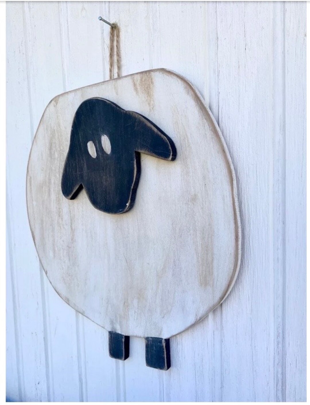Primitive Sheep Hanging Sheep Primitive Decor - Etsy