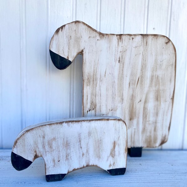 Wooden Sheep - Etsy