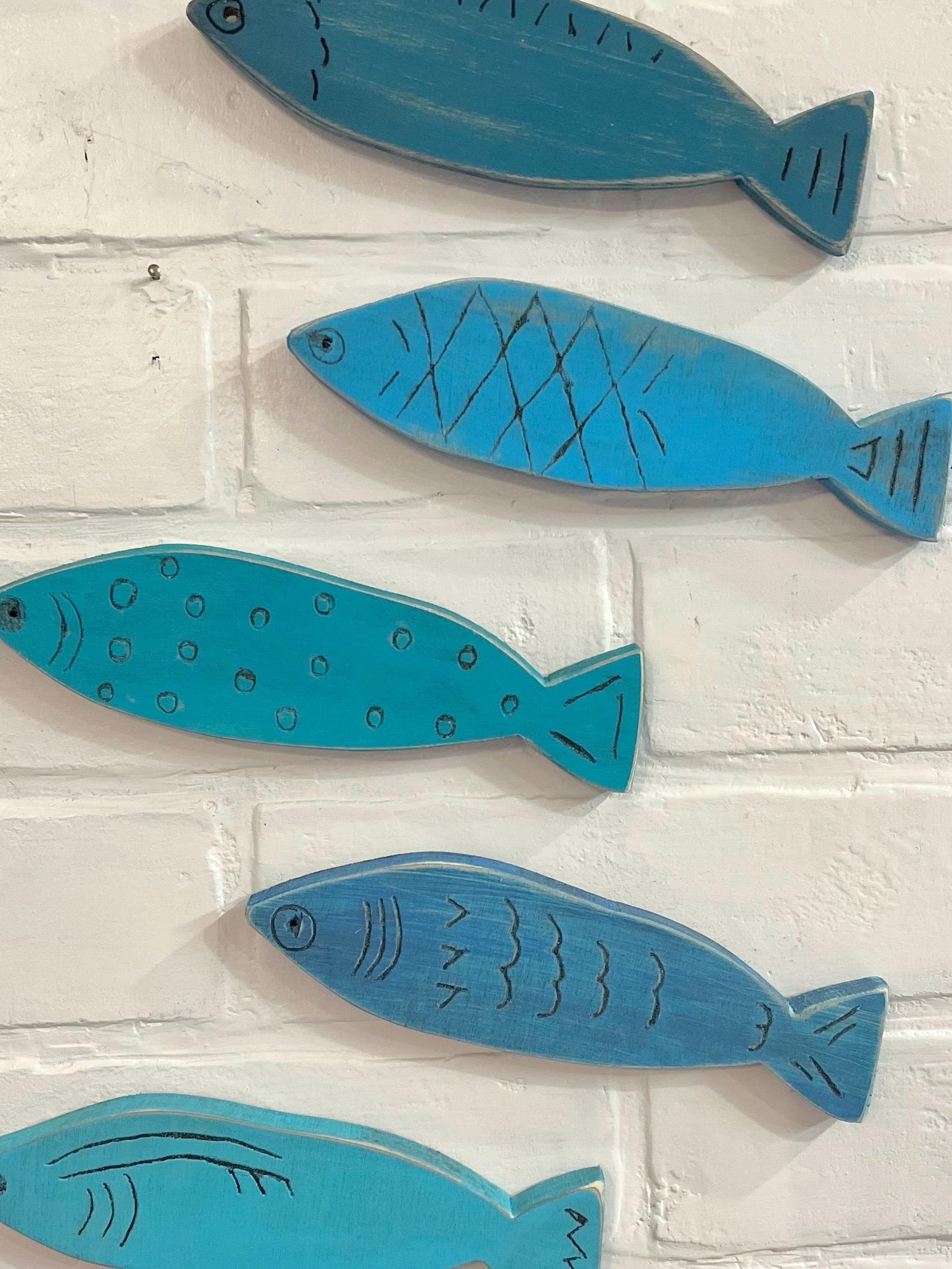 Fish Coastal Decor Beach Decor Wood Fish Beach House Nautical Wedding ...