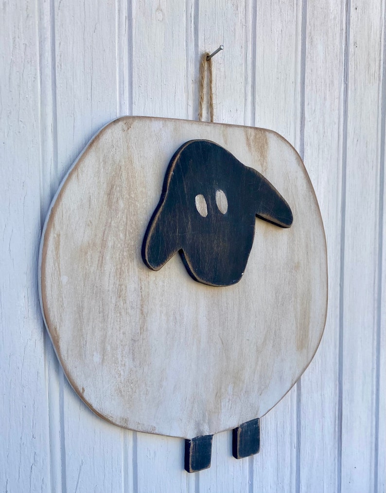 Primitive Sheep Hanging Sheep Primitive Decor - Etsy