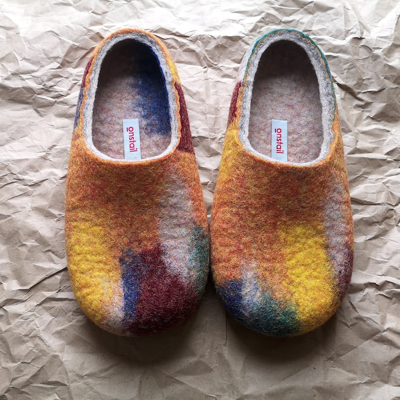 Wool Slippers - Etsy