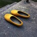 Orange Felt Wool Slippers Wooly Cozy Home Slippers for Women - Etsy