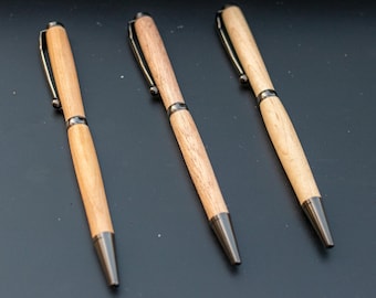 Beautiful Handmade Exotic Wooden Pens Unique Gift for Writers Wood Pens ...