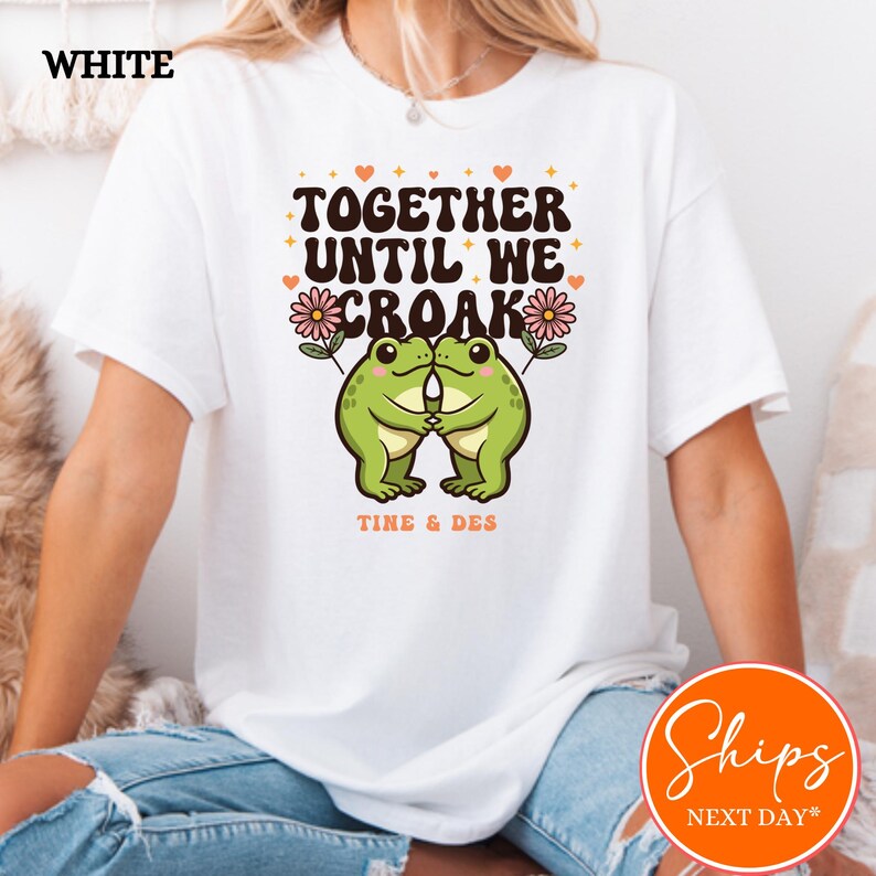 Funny Custom Frog Shirt, Cute Frog Comfort Colors T-shirt, Toad Frog ...