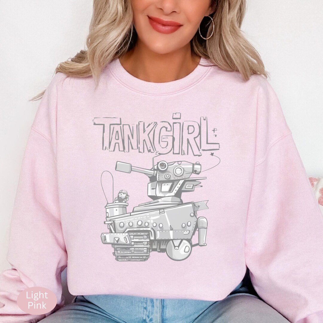 Tank Girl Sweatshirt Cute Tank Crewneck Trendy Tannk Girl Crewneck Gift ...