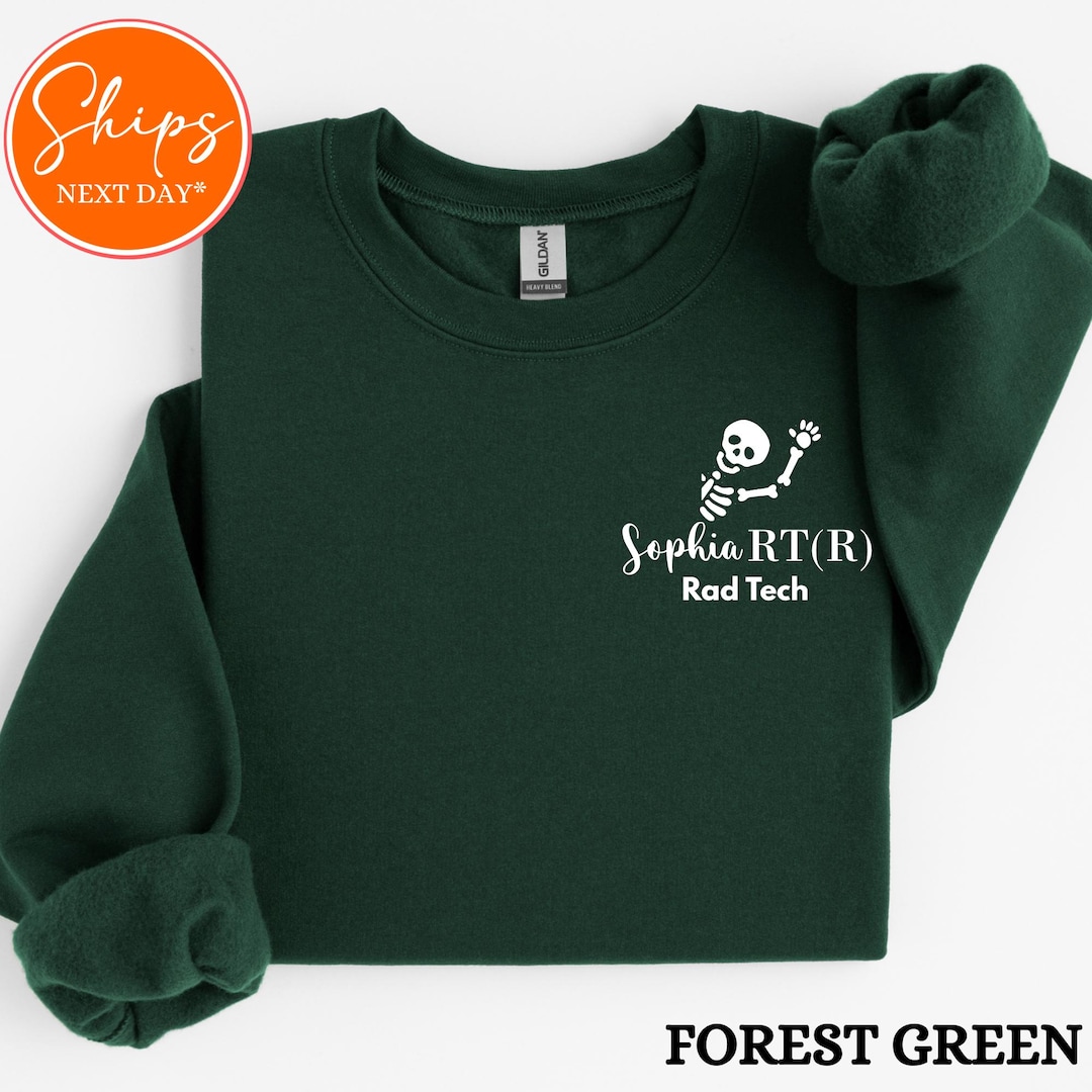 Personalized X-ray Sweatshirt, Radiology Gift, Gift for Radiology, Grad ...