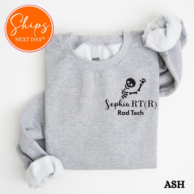 Personalized X-ray Sweatshirt, Radiology Gift, Gift for Radiology, Grad ...