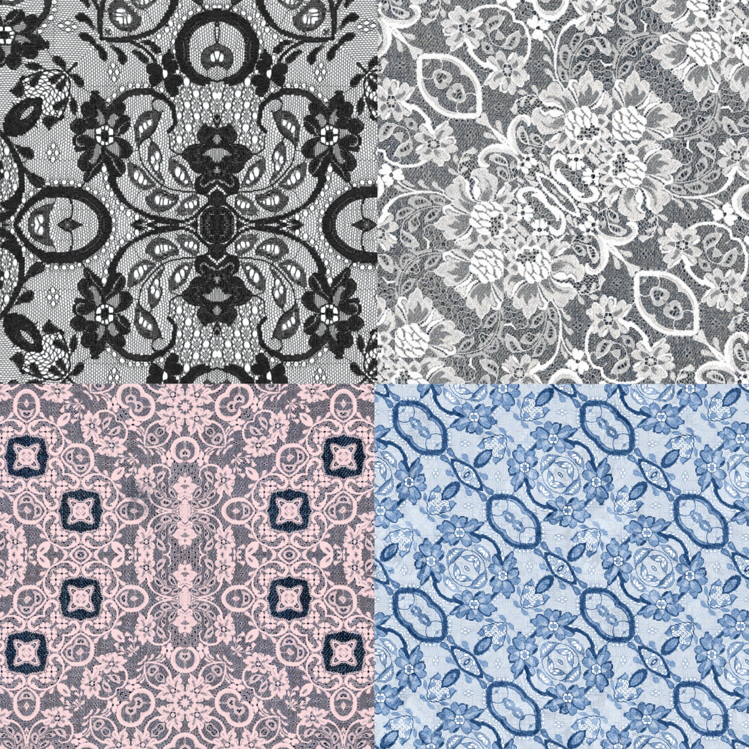 Denim & Lace Mega Digital Paper Pack18**instant DOWNLOAD** - Etsy