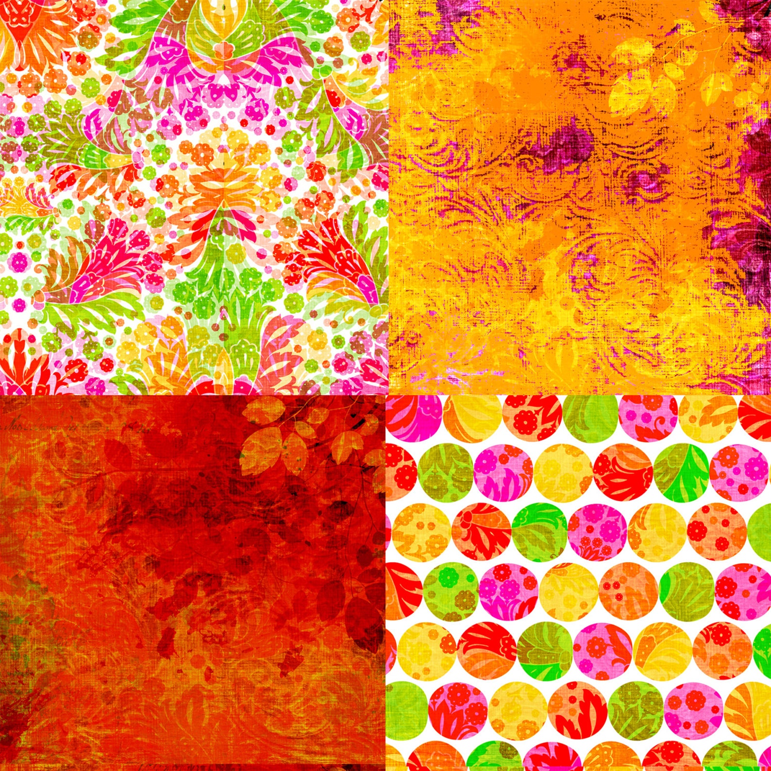 18 Digital Festive Colors Paper Pack *** Instant Download*** - Etsy