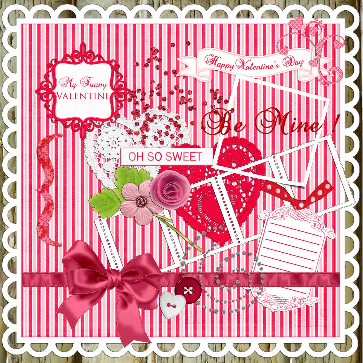 20 Love Letters Elements/ Clipart Designer Pack - Etsy