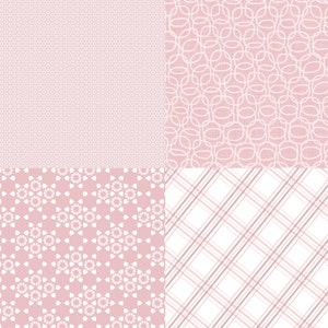 Nursery Baby Pink Digital Paper Pack Collection***instant DOWNLOAD ...