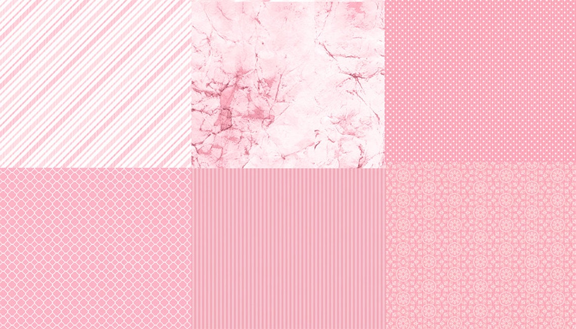 Fresh & Fun Pink Scrapbook Digital Paper Pack 18INSTANT DOWNLOAD - Etsy