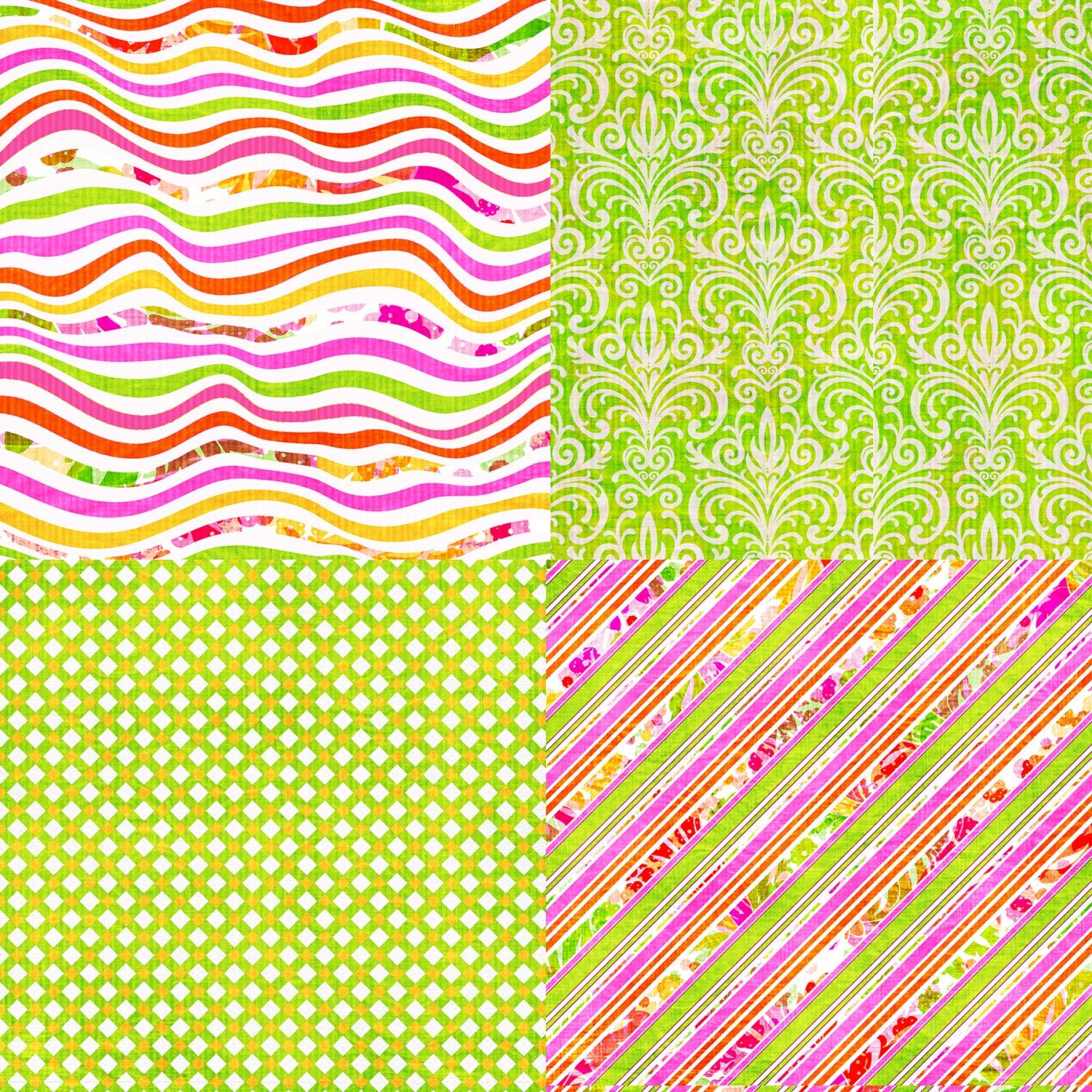 18 Digital Festive Colors # 2 Paper Pack *** Instant Download*** - Etsy