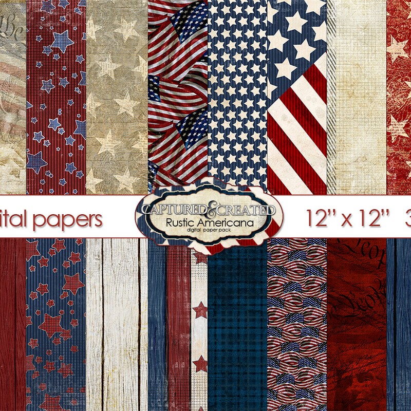Patriotic Papers - Etsy