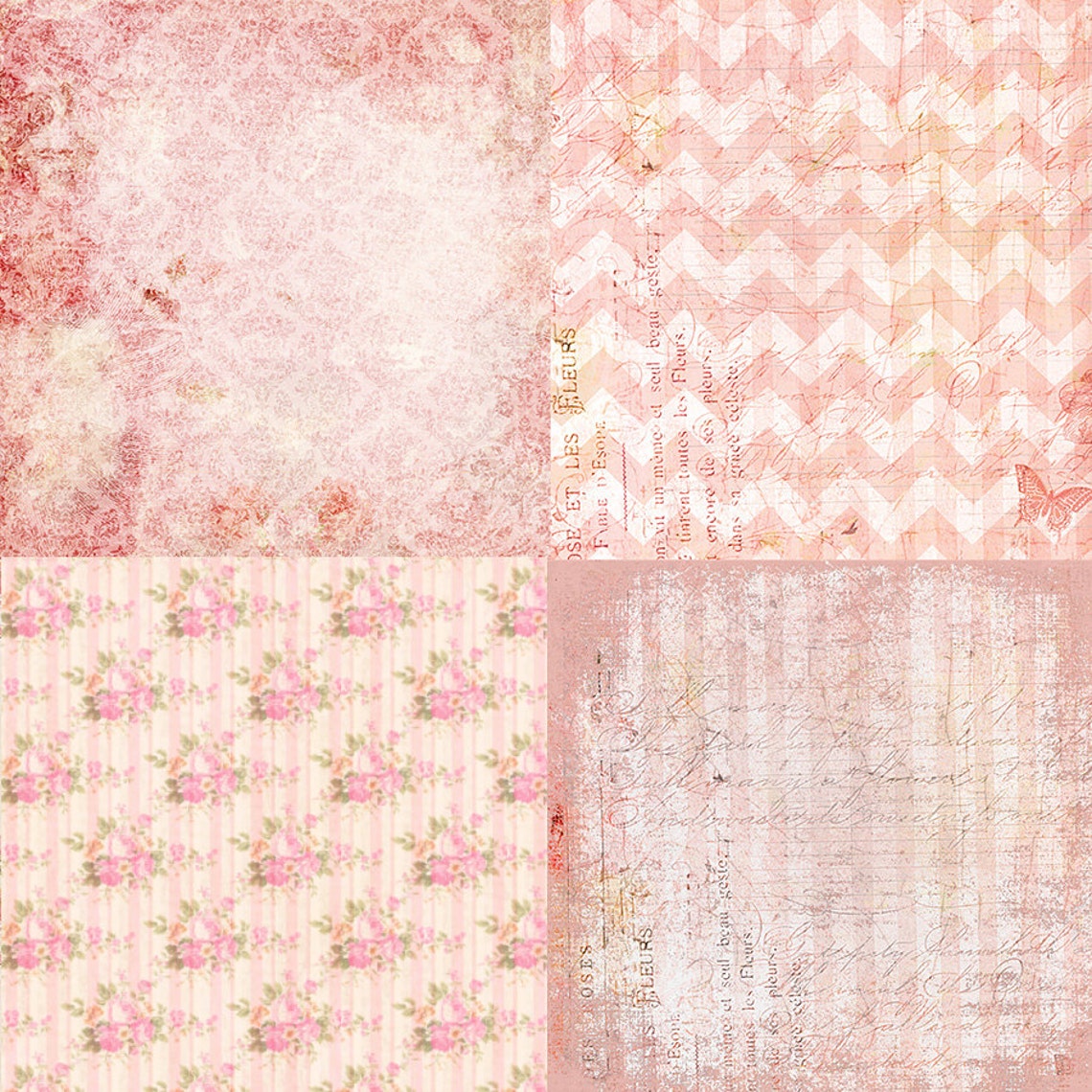 My Romance Digital Paper Pack 14 Papers Instant - Etsy