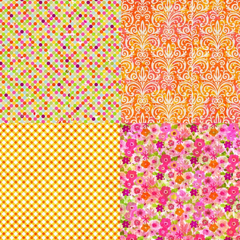 18 Digital Festive Colors # 2 Paper Pack *** Instant Download*** - Etsy