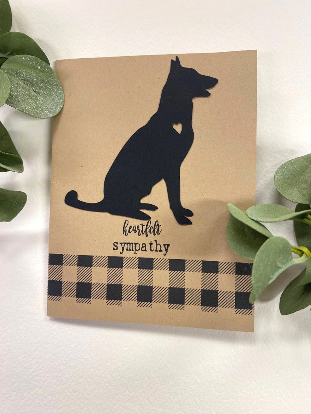Pet Sympathy Card for Dog Death / Dog Condolence Card /pet Loss ...