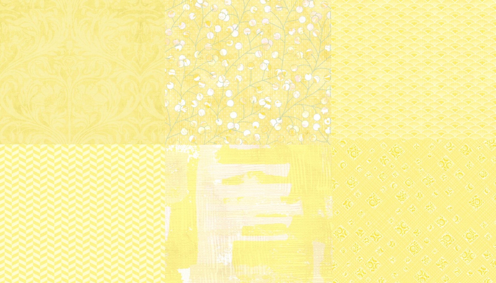 Fresh & Fun Yellow Scrapbook Digital Paper Pack 18**INSTANT DOWNLOAD ...