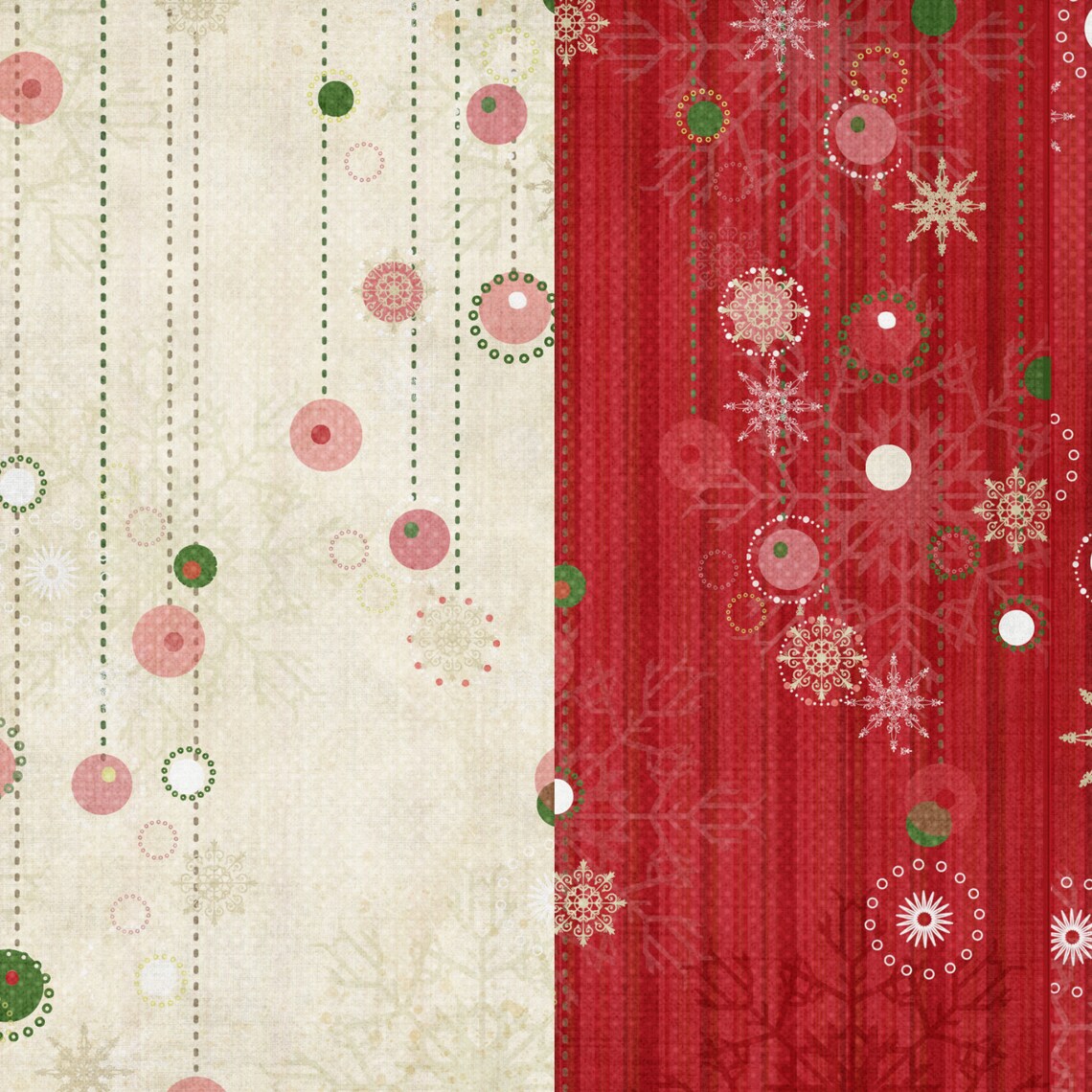 Holiday & Cheer-2 Digital Paper Pack (instant Download) - Etsy