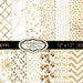 24 Christmas Gold Decorative Digital Papers Collection- Scrapbook ...