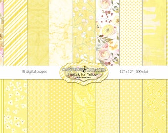 Yellow Scrapbook | Etsy