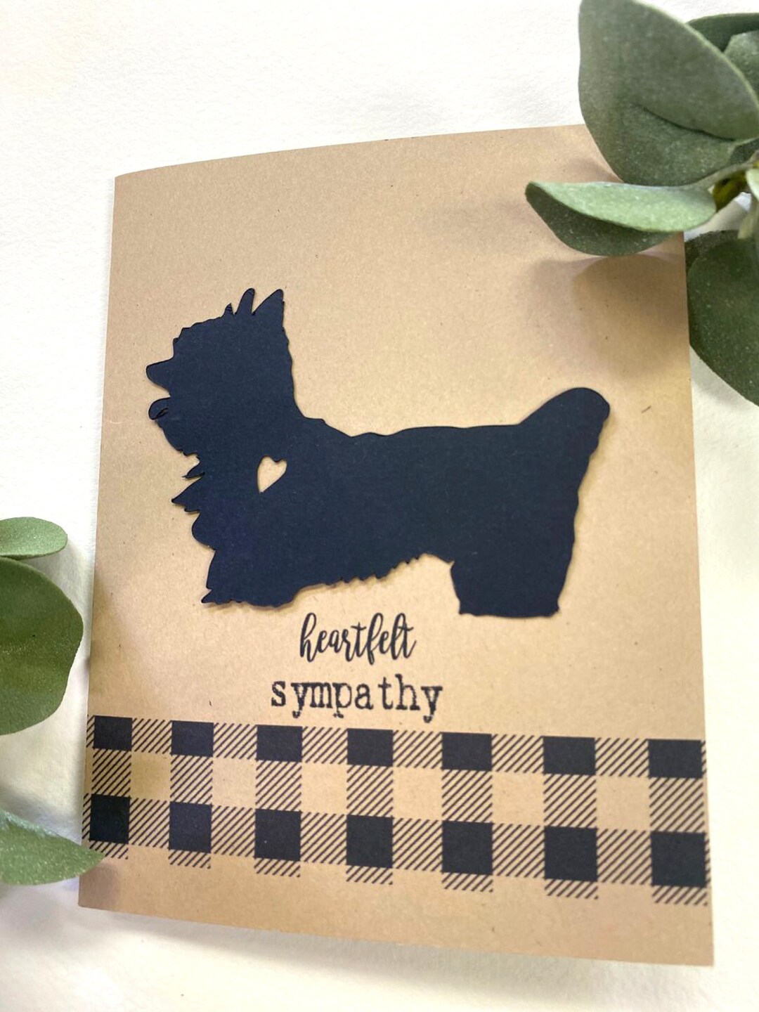 Pet Sympathy Card for Dog Death / Dog Condolence Card /pet Loss ...