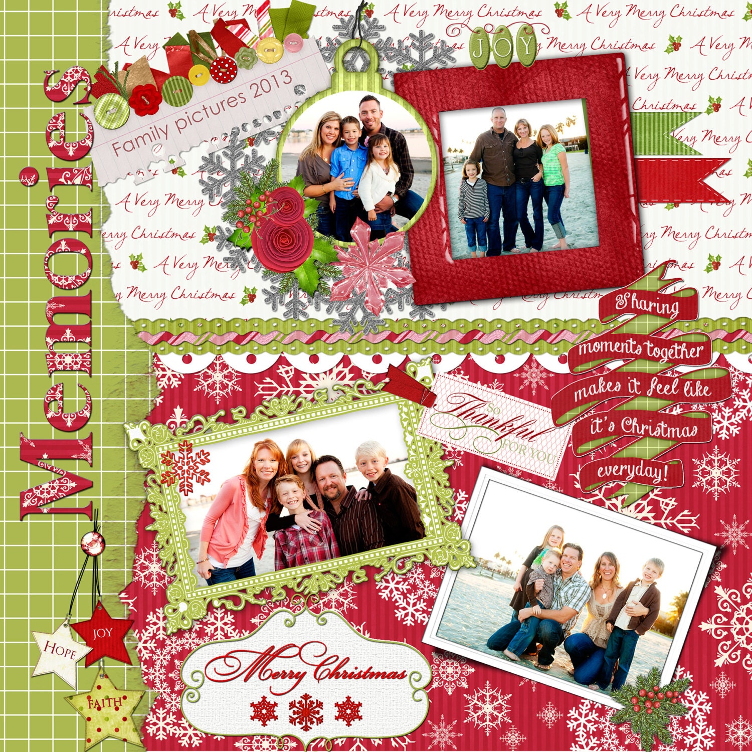 Simply Christmas: Mega Digital Paper Pack Collection******instant ...